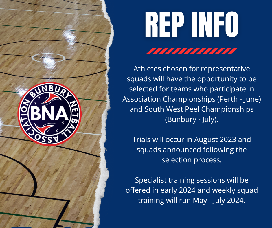 BNA Representative Trials for 2024 Season – BUNBURY NETBALL ASSOCIATION