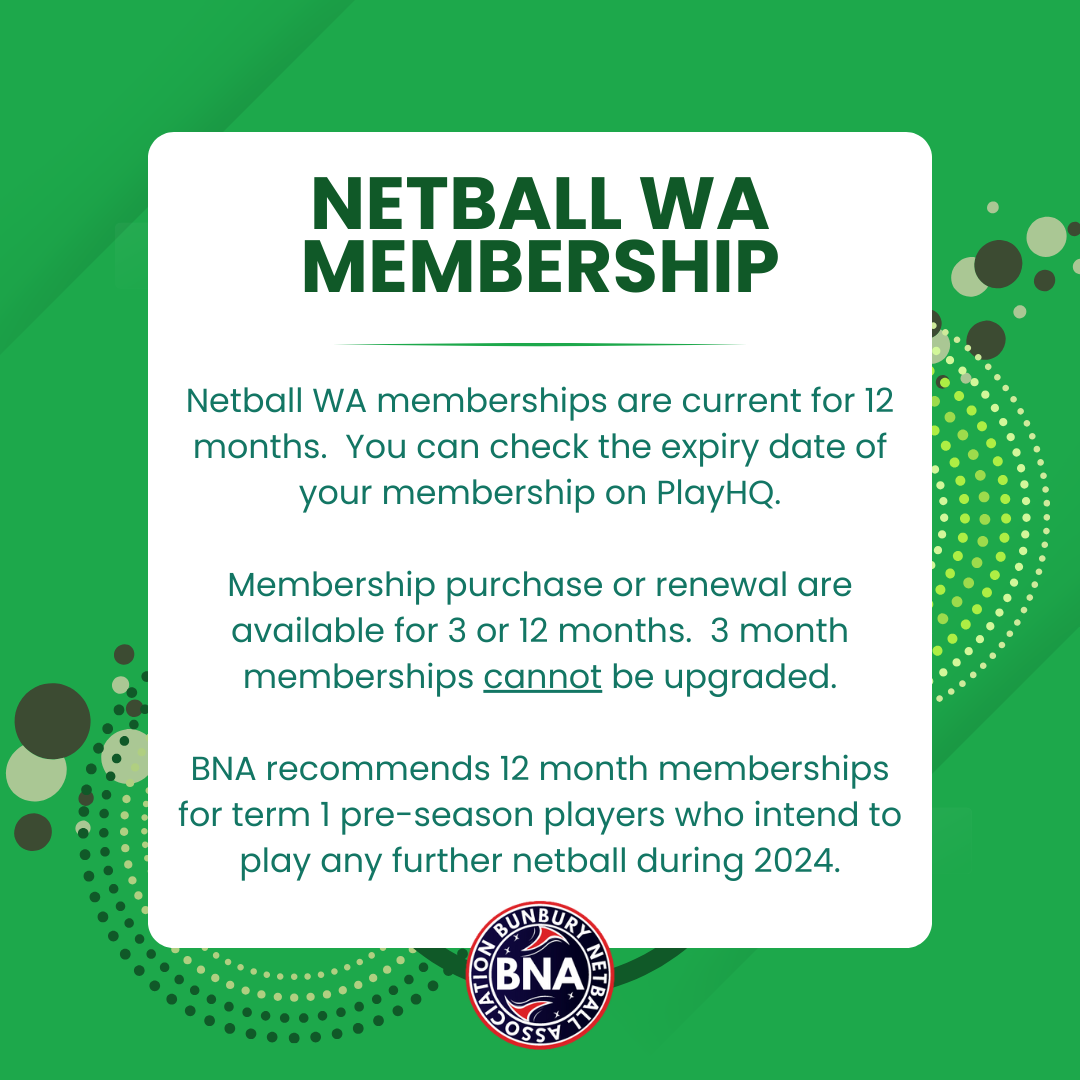 NEWS – BUNBURY NETBALL ASSOCIATION